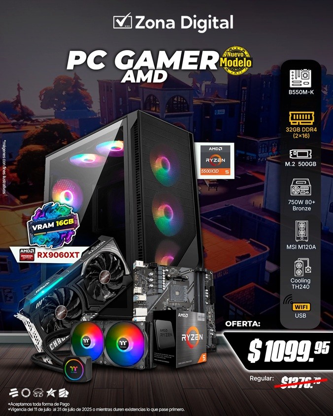 Zona Digital - PC Gamers | Computadoras | Accesorios y Más